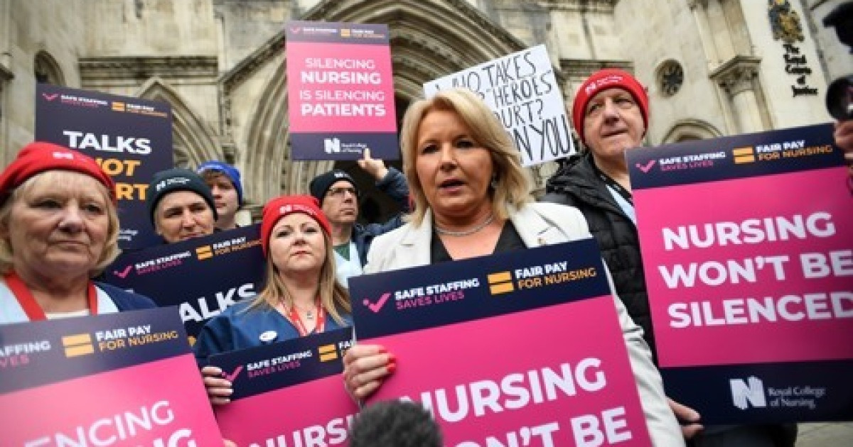 BRITAIN NHS NURSES STRIKES GOV LEGAL ACTION