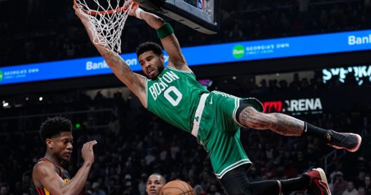 테이텀·브라운 62점 합작... 보스턴, 애틀랜타 꺾고 NBA PO 2R 진출