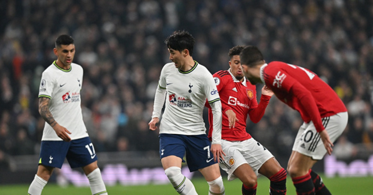 손흥민, 맨유전서 EPL 9호골... 7시즌 두 자릿수 득점 눈앞 '평점 8.3'