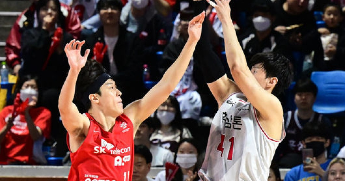 '오세근 23점-9R' KGC, 노장 활약으로 챔프전 3차전 SK에 역전승... 2승 고지 선착