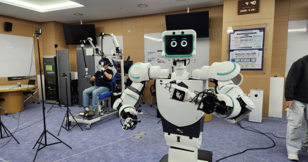 사람이 원격조종하는 아바타 로봇, 세계 6위 성능···UNIST, R&D 박차