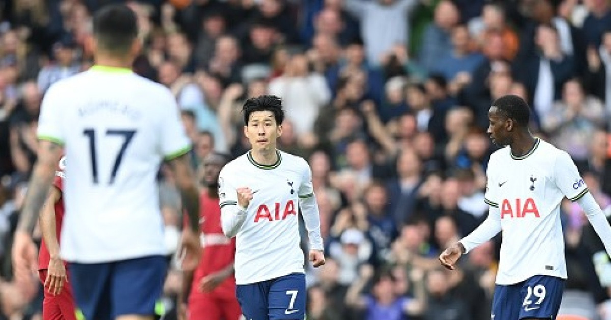 손흥민 ‘원맨쇼’→‘7시즌 연속 10골+EPL 103골+히샬리송 데뷔골 도움'...조타 극장골에 3-4패