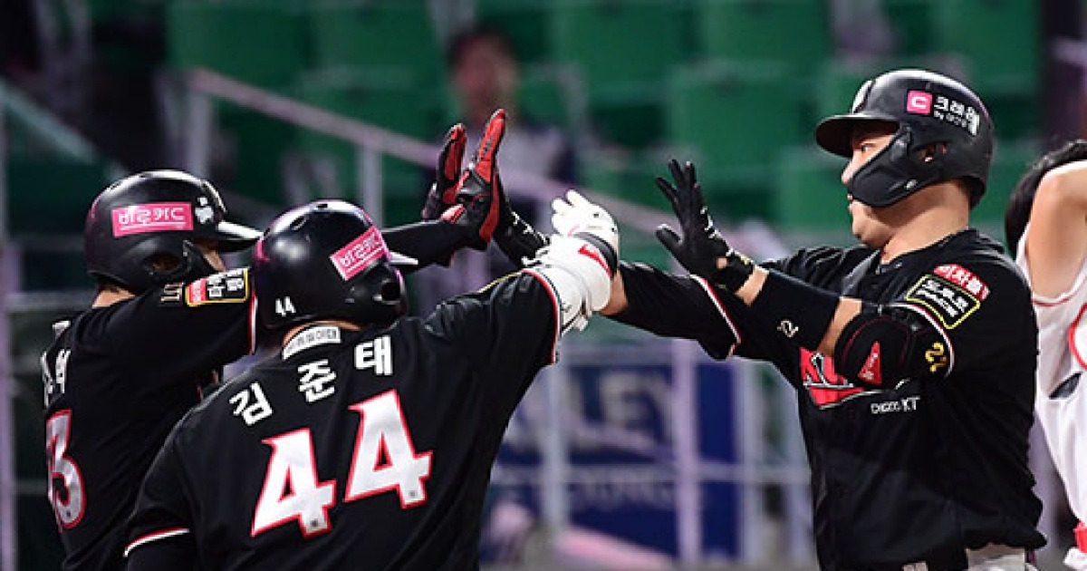‘장단 17안타 폭발’ KT, SSG 11-4로 꺾고 9연패 수렁 탈출 [MK인천]