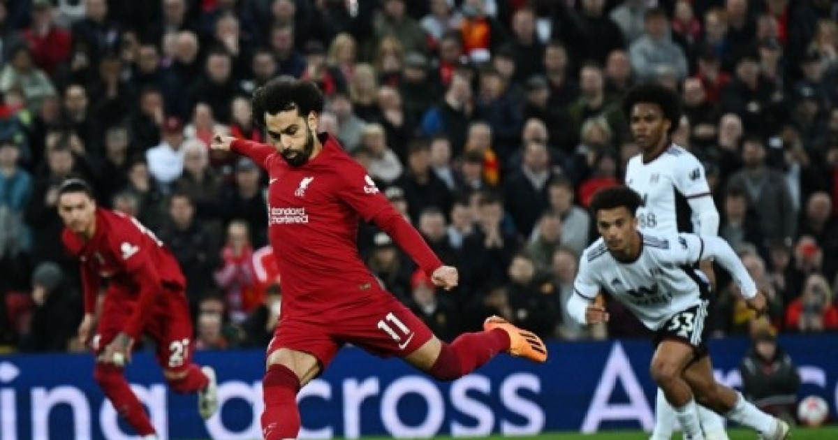 리버풀, 풀럼 1-0 격파…살라흐, 'PK 결승골'...UCL 진출 불씨 살렸다