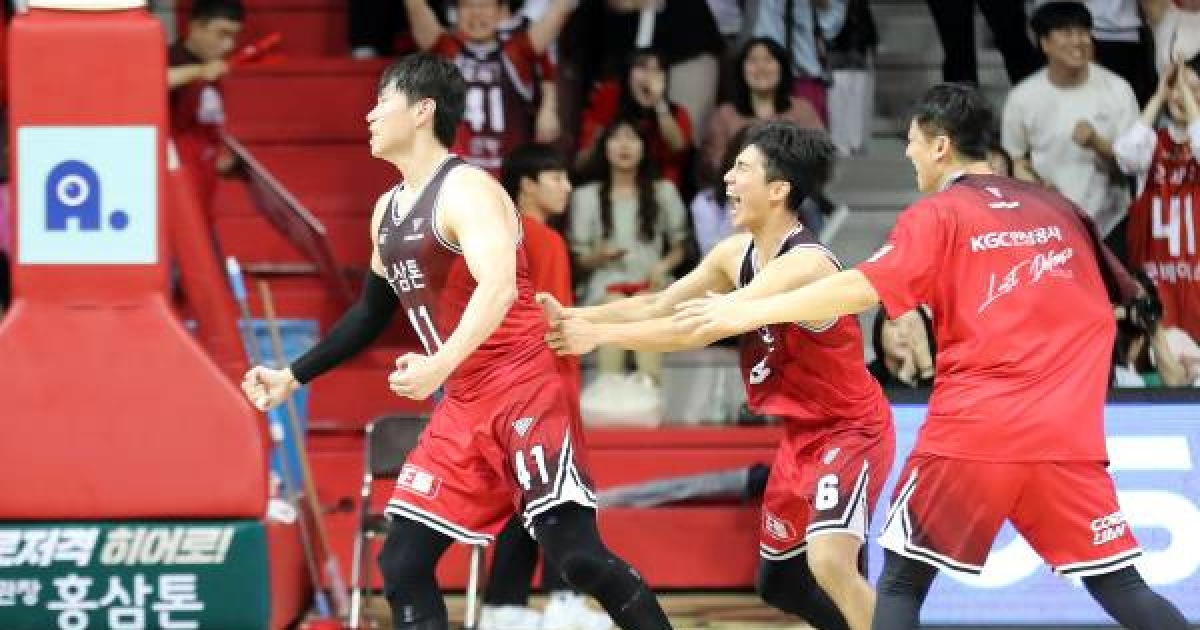‘챔프전 끝까지 간다’ KGC, SK에 대역전승…14년 만에 7차전 성사 [IS 안양]