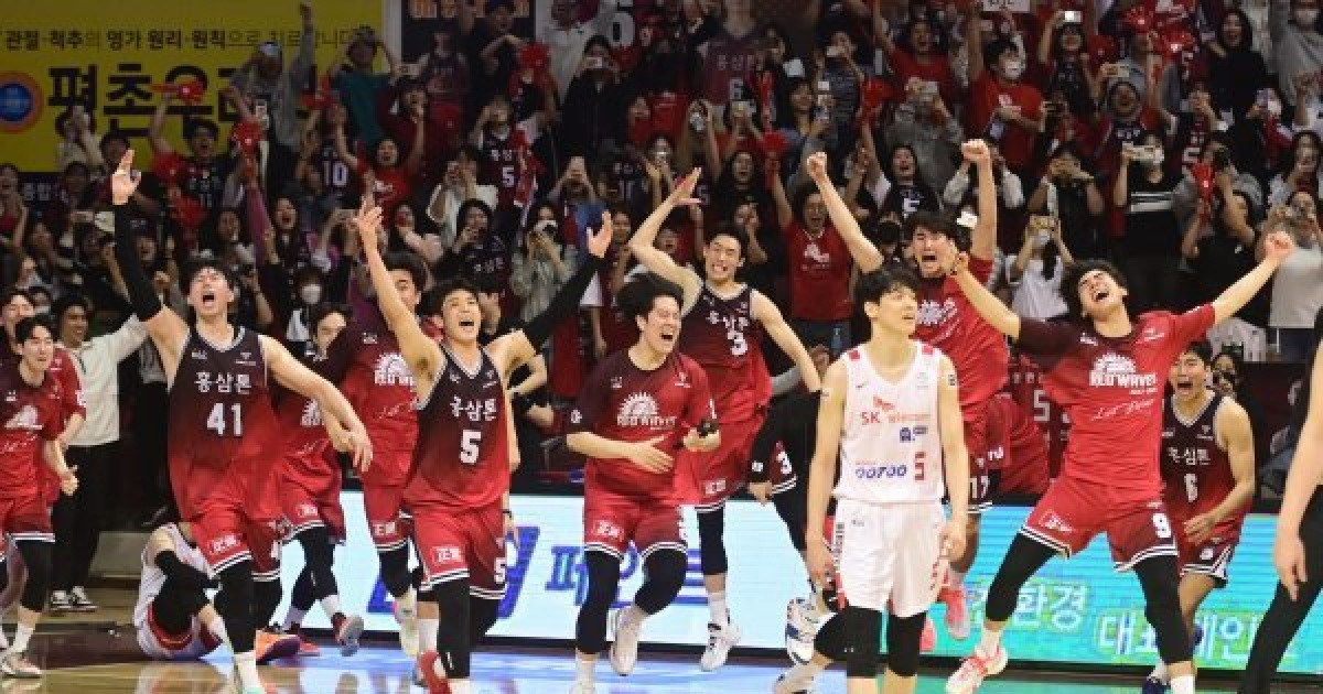 통합우승 ‘V4’ 달성한 KGC [포토]