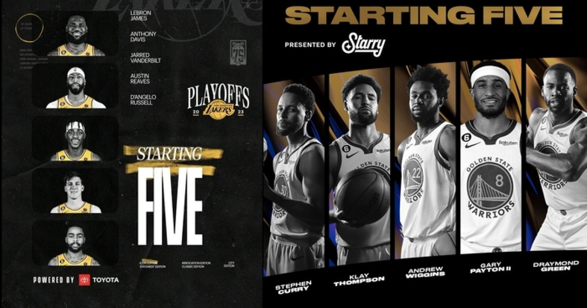 ‘GP2 출전’ 레이커스vsGSW, 선발 명단 공개[NBA PO]