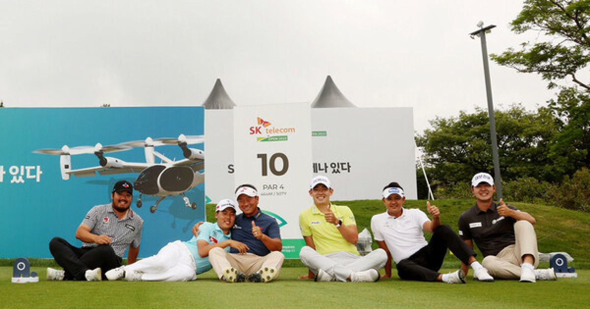 이대호의 티샷을 본 'AI 최경주'의 반응은? [KPGA SK텔레콤 오픈]