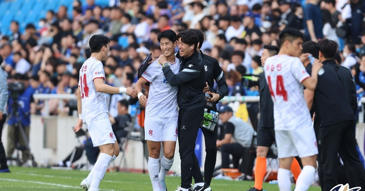 [K리그1 14R] ‘안영규 선제골’ 광주, 인천 원정서 1-1 무승부… 무승 탈출 다음 기회