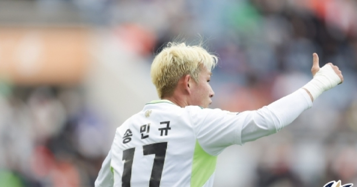 [오피셜] 수원FC전 결승골! 송민규, K1 14R MVP 등극...K2는 김찬