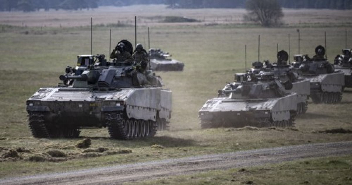 SWEDEN DEFENCE COMBAT VEHICLE CV90 UKRAINE