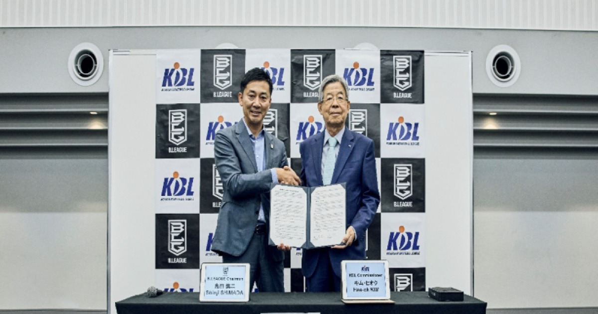 KBL-B.리그 총재 MOU 체결, "양국의 유소년 교류, 아시아쿼터 활성화, 비시즌 기간 교류전 등 적극 협력"