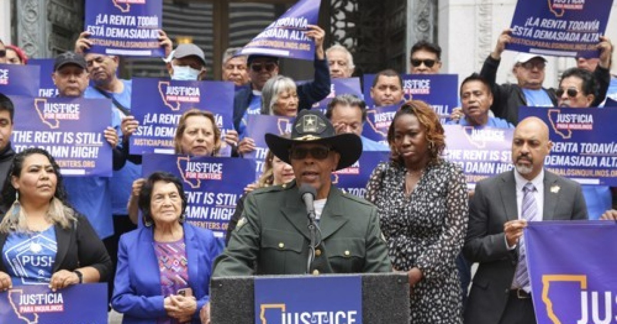 AHF's Justice for Renters Press Conference