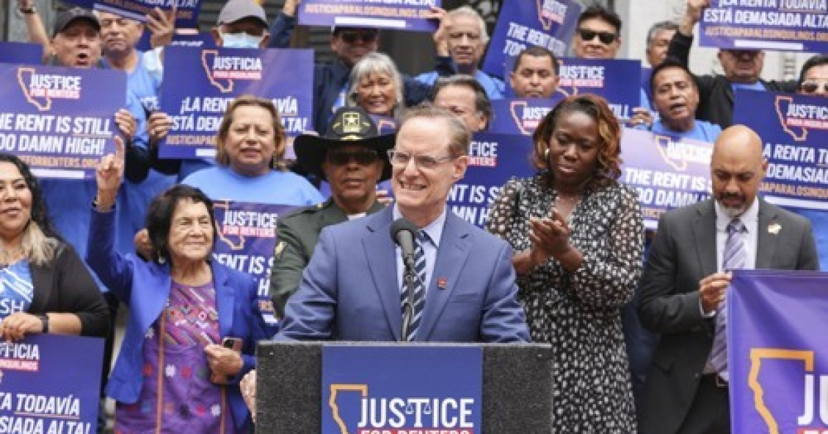 AHF's Justice for Renters Press Conference