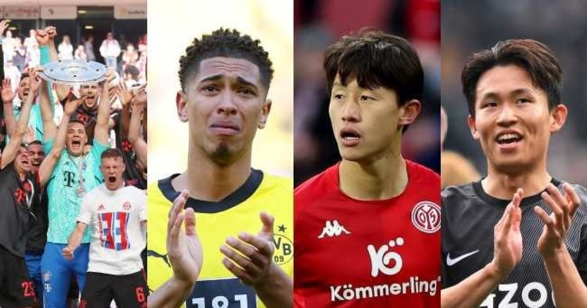 [분데스 종합] '뮌헨 11연패→BVB 좌절', '킹메이커 이재성-정우영 UEL'