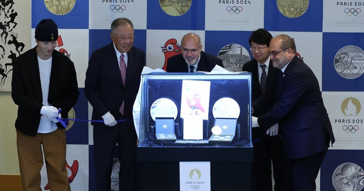 파리 2024 올림픽 기념주화 공개