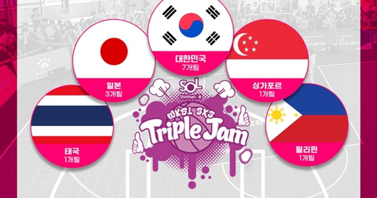 2023 3x3 트리플잼, 역대 최다 13개 팀 출전…해외팀도 참가