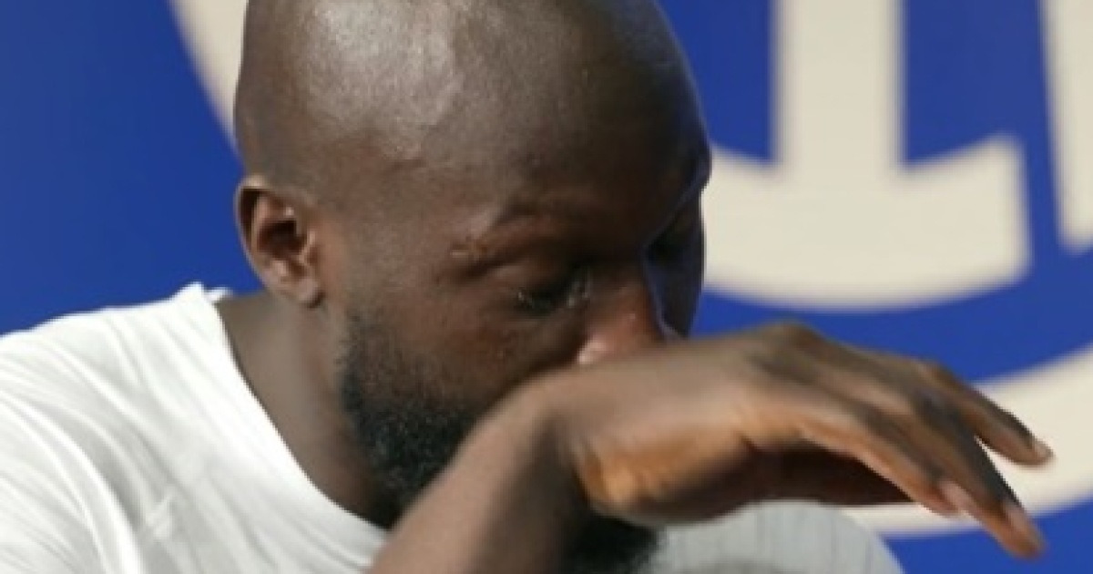 인터밀란 '103kg FW', UCL 결승 앞두고 눈물 '펑펑'…"돌아가신 할아버지 생각 나"