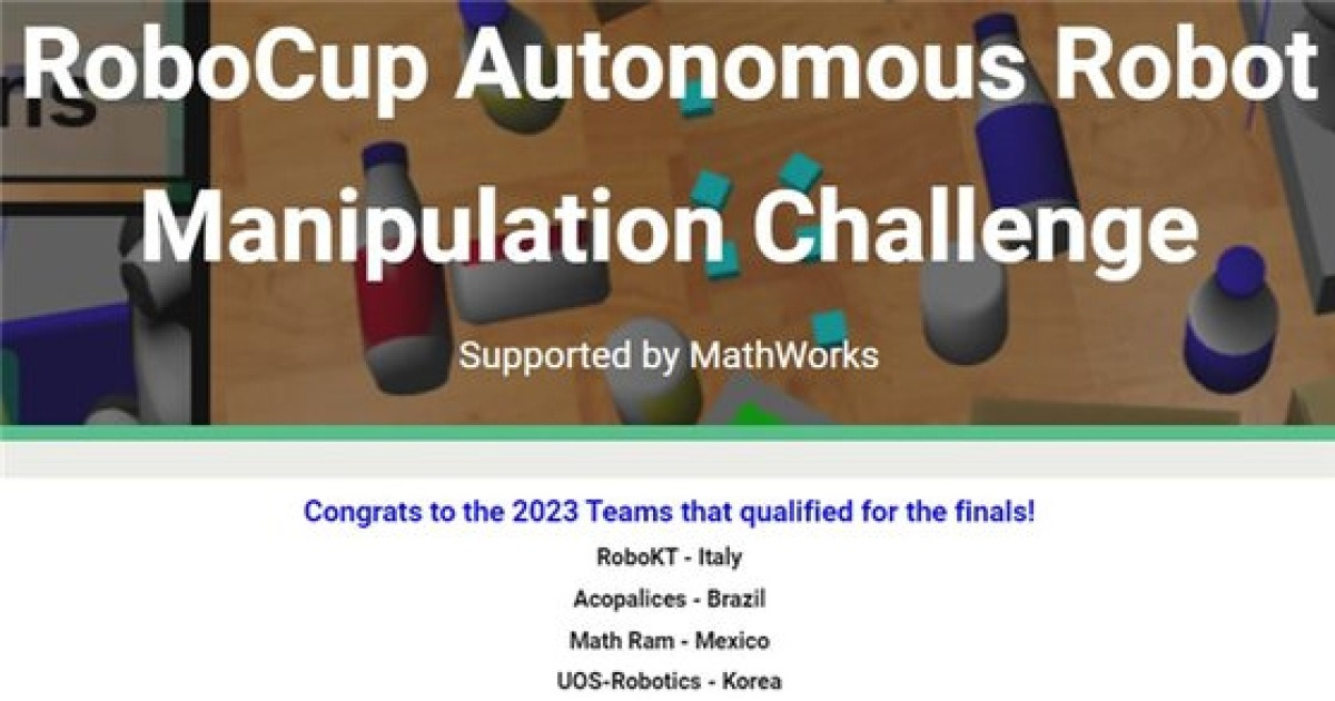 서울시립대 기계정보공학과, RoboCup 2023 ARM Challenge 결선 진출