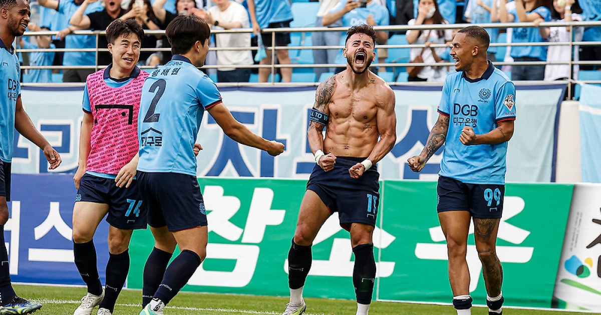 K리그 18R 최고의 팀 '대구FC', MVP 대팍의 왕 '세징야'