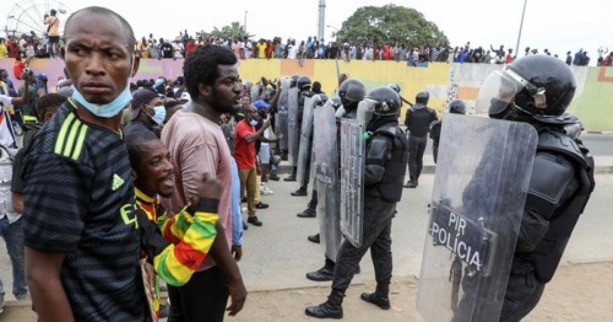 ANGOLA PROTEST