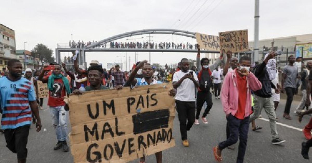 ANGOLA PROTEST