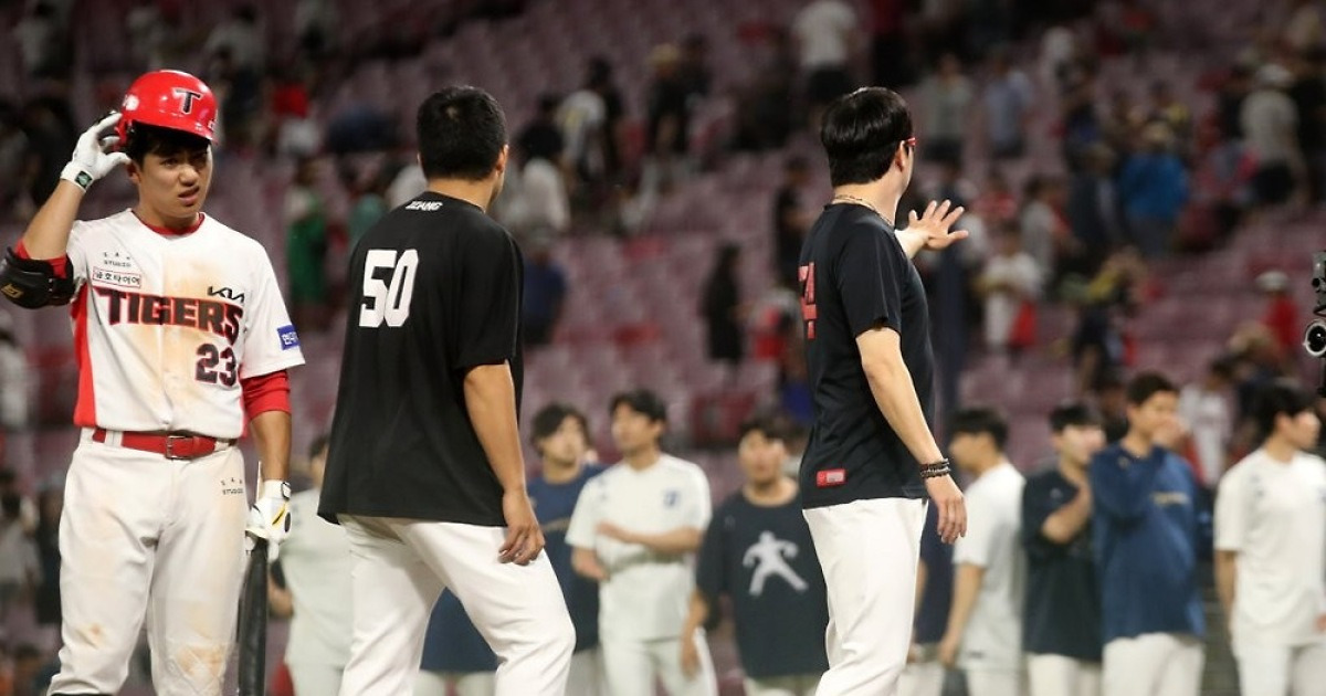 연장 12회 승패 못가린 NC-KIA