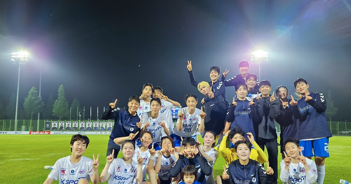 예상 깨고 WK리그 선두 질주 중인 화천KSPO, 창단 첫 우승 향해 순항
