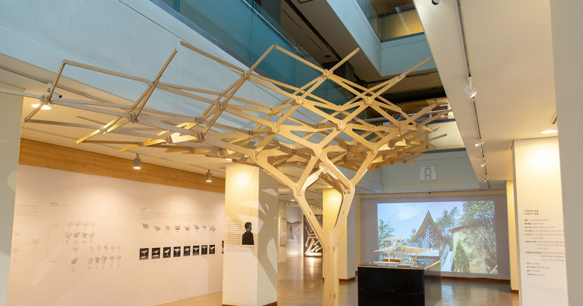 Kim Jae-kyung's timber architecture showcased at Hanyang University