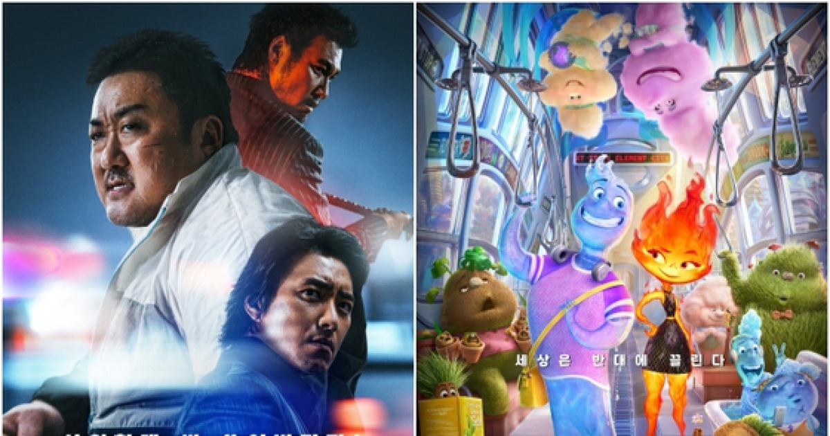 '범죄도시3' 1000만까지 26만 남았다…1위는 '엘리멘탈'