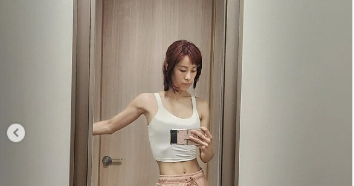 '싱글맘' 조민아, 근육질 마른 몸매 공개 "37kg까지 빠져"