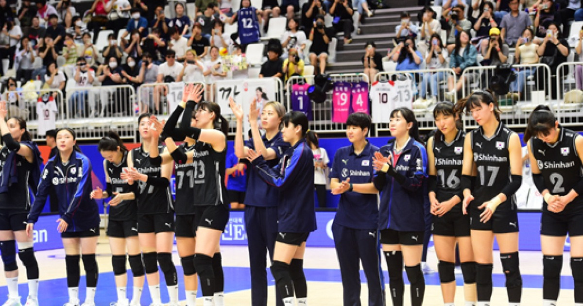 전 스승 앞에서 이런 망신이... VNL 27연패 '2년 연속 꼴찌 확정'