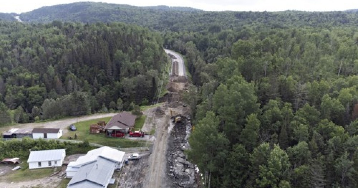 Canada Landslide Saguenay