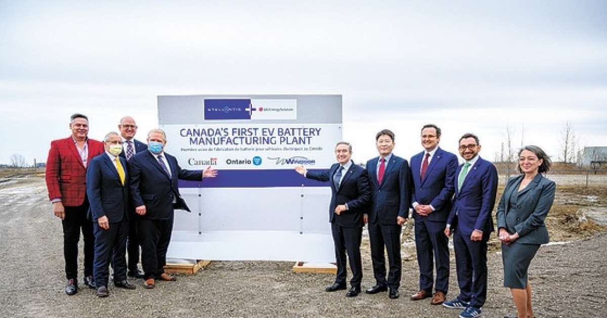 Incentive deal puts LG's Canada battery plant on track