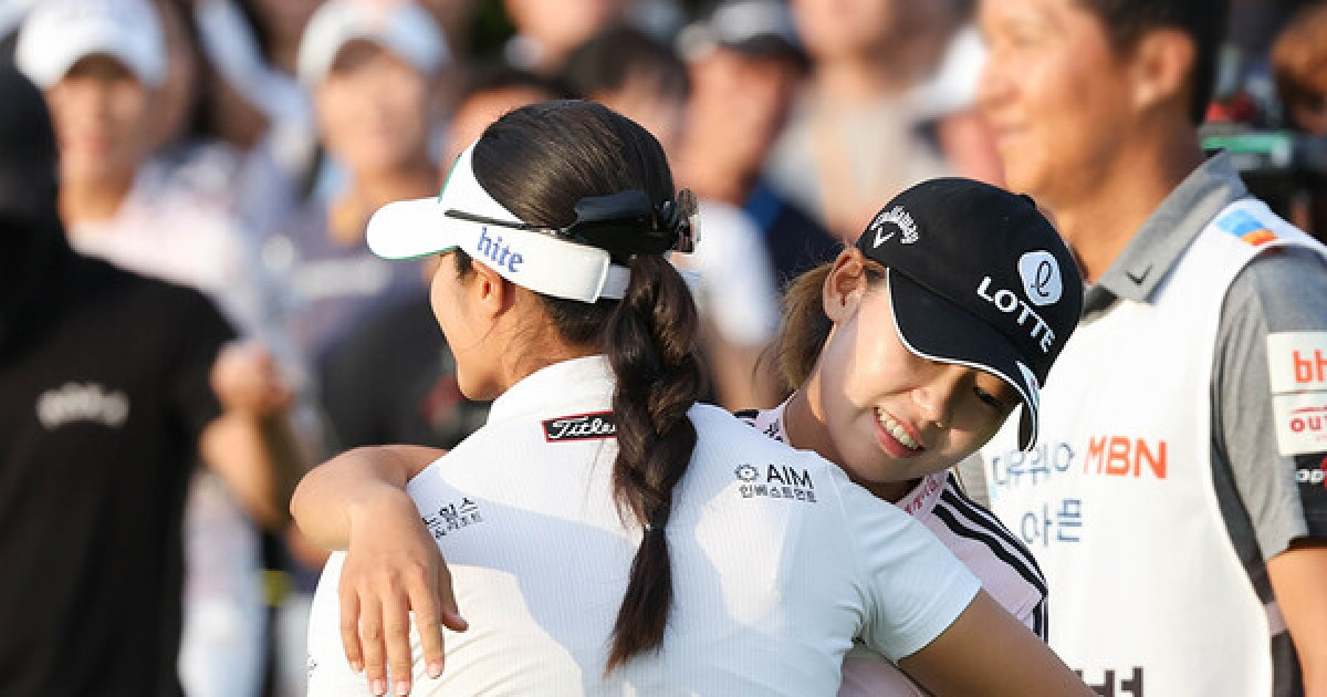 '시청률 끌어올린' 황유민vs김민별의 흥미진진한 대결 [KLPGA]