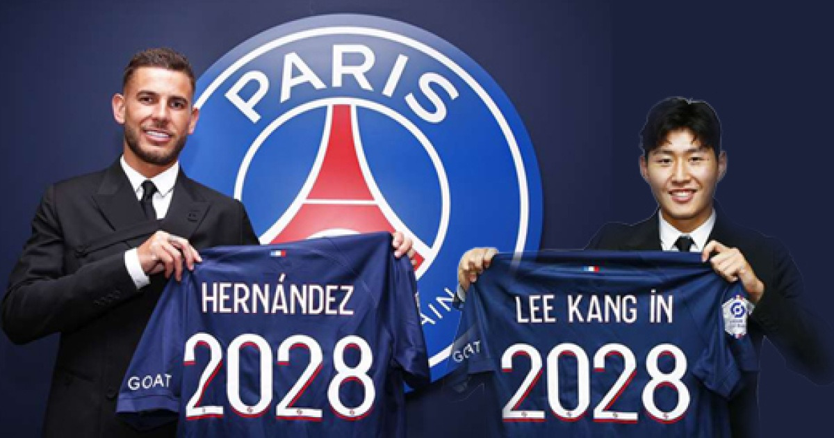 이강인·뤼카 'PSG 2028 인증샷' 공개, 팀 공수 이끌 '신형엔진 듀오'