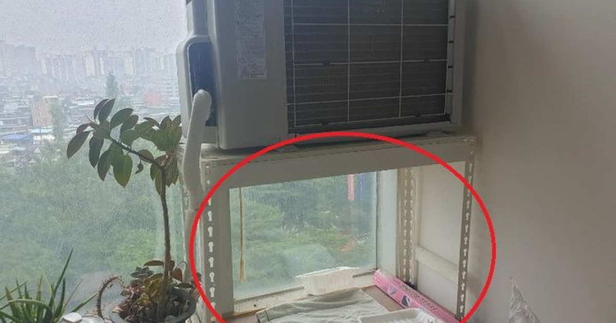 어쩐지 에어컨 켜도 덥더라…실외기 실내 설치 황당