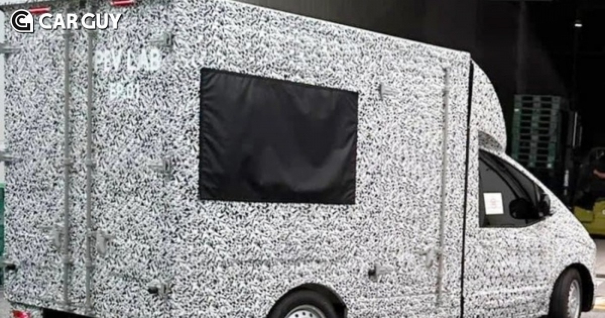 스타리아 기반 1톤 화물 EV PBV 포착...전기차 모델 주력으로 | 카가이