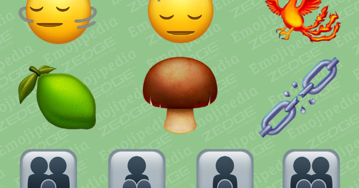 불사조·흔들리는 머리 등 iOS17용 이모티콘 초안 공개