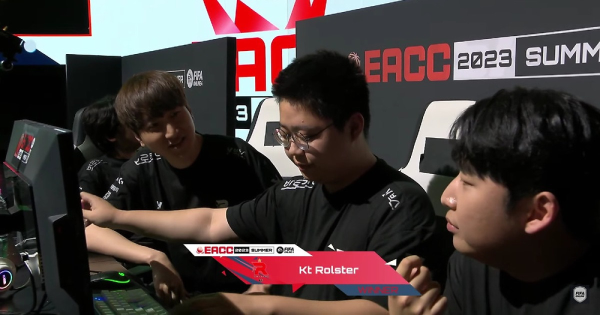 '황제' 김정민 맹활약!…디펜딩 챔피언 kt, EACC 서머 준결승 진출