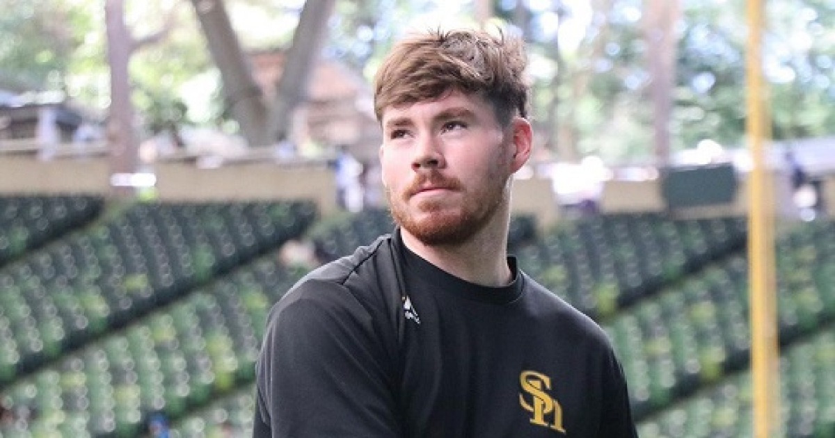 "ML 5구단 시찰"…'160km+첫 승' 사연 많은 美 1R 출신 특급유망주, 찐 '역수출' 나오나?