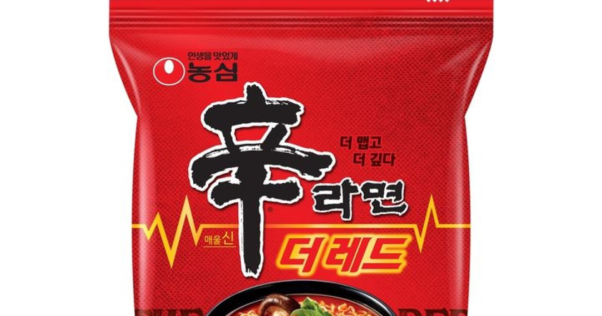 농심, '신라면 더레드' 출시…"농심 라면 중 가장 맵다"