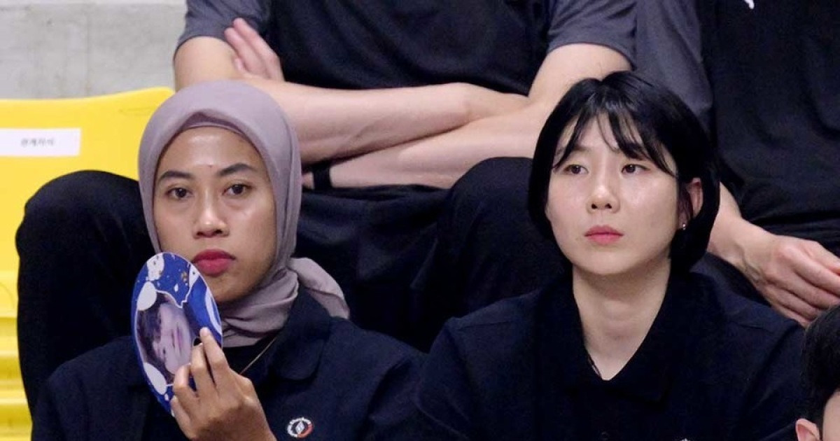 [Ms포토] KGC인삼공사 메가왓티-이소영 '관중석에서 응원'