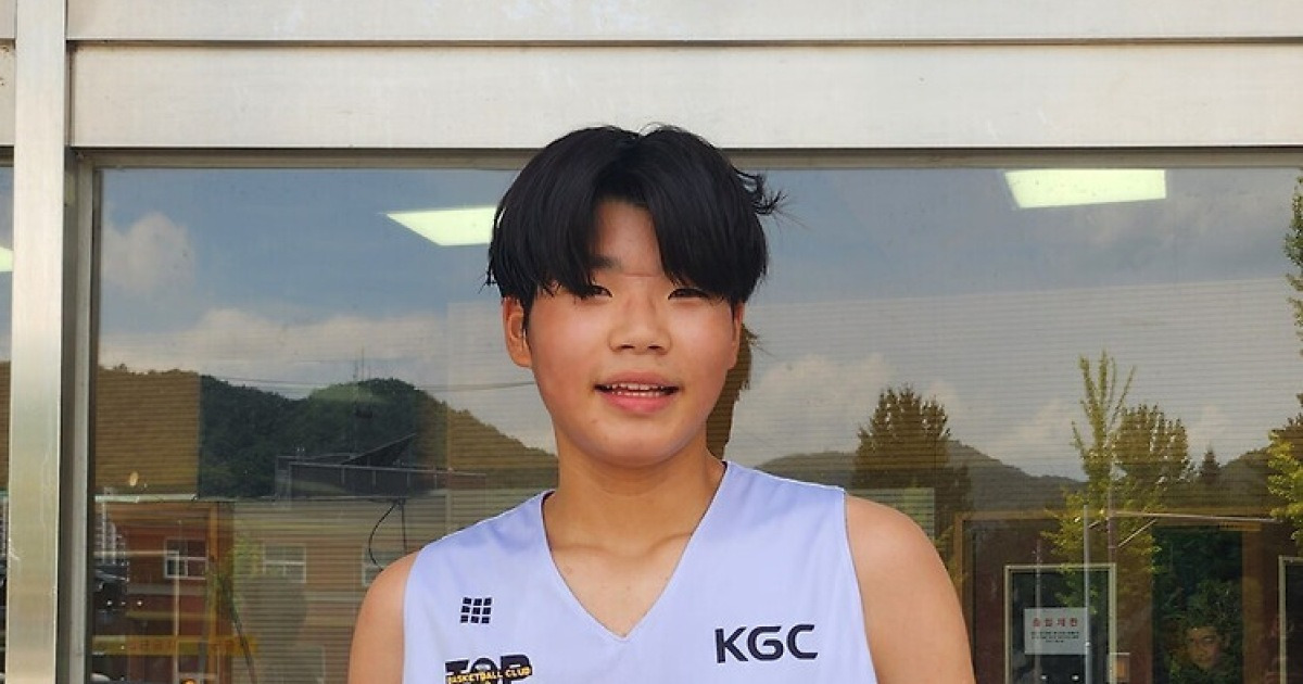 [KBL유소년클럽] “상대는 덩크슛한다는데, 솔직히···” KGC U14 최장신 채원석