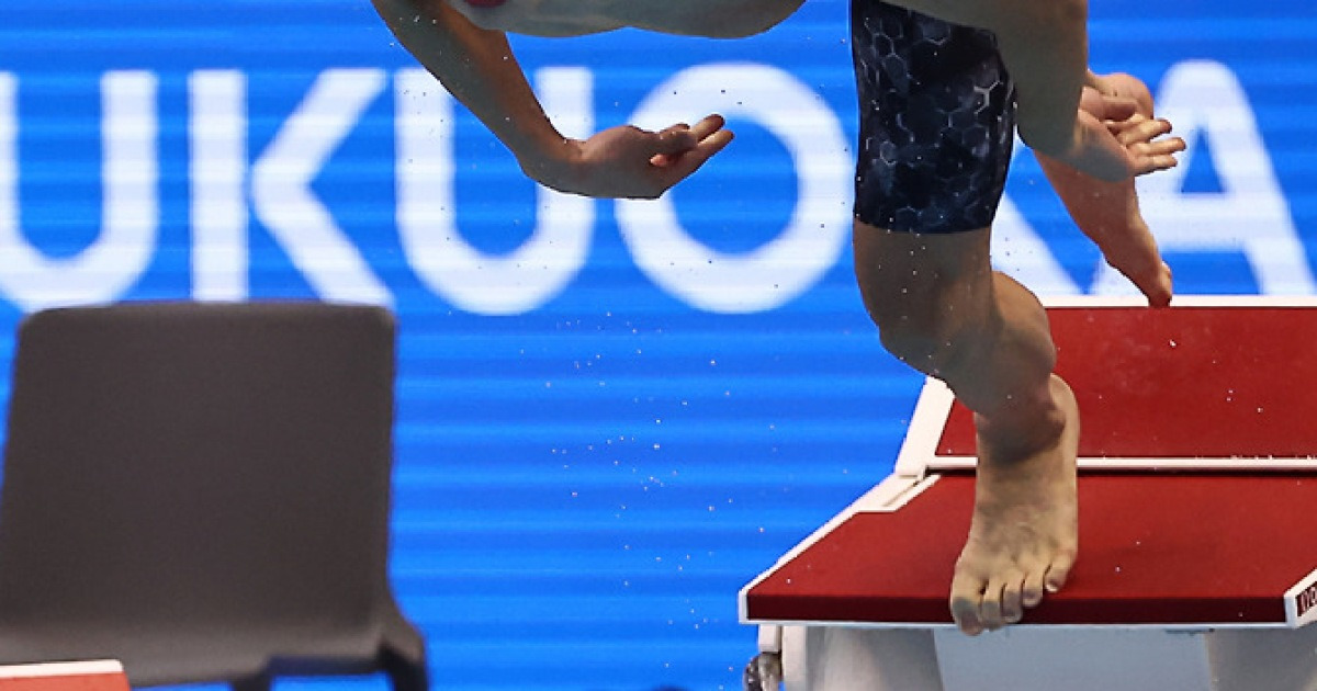 '또 韓 신기록' 황선우 앞세운 男 혼계영 400m, 3분34초25 기록 '최종 10위 마감'