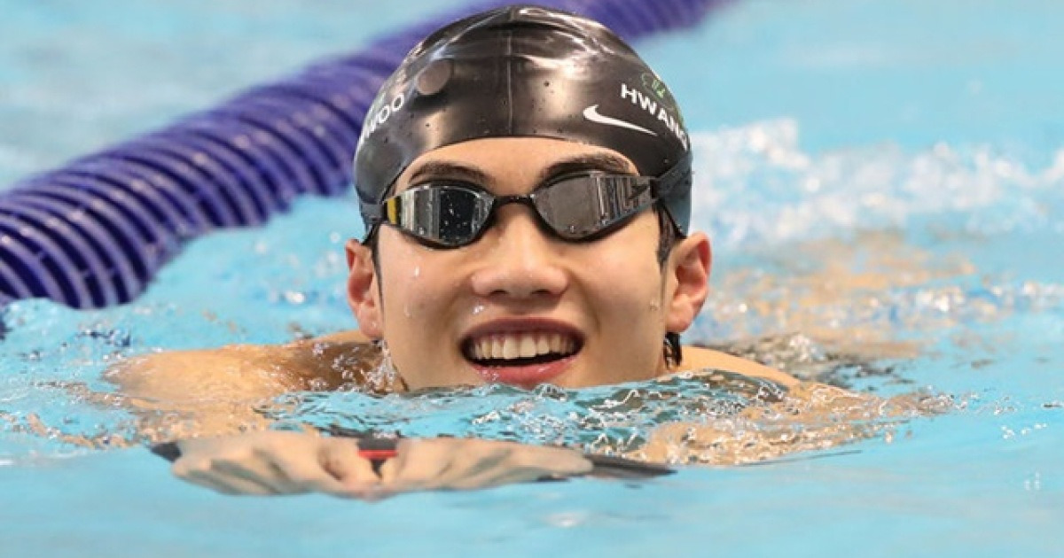 '또 새 역사 썼다' 남자 혼계영 400m '3분34초25'... 8번째 한국 신기록 '유종의 미'