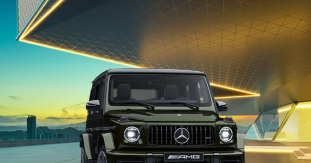 올리브색 G바겐 한정판 왔다…AMG G63 헤리티지 에디션 150대 판매
