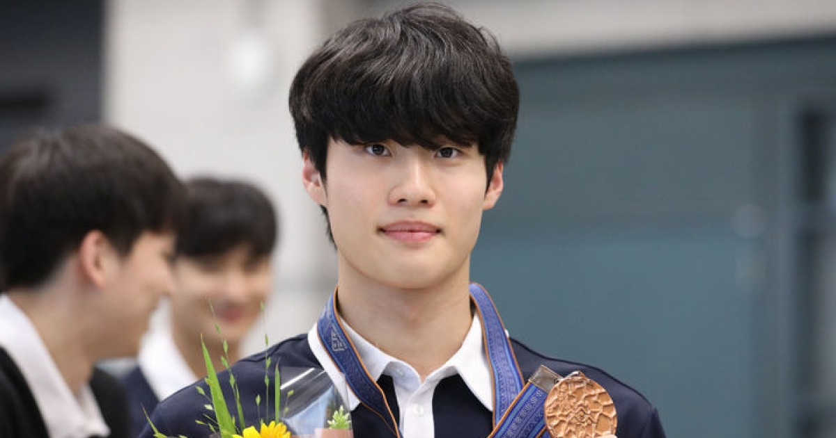 황선우 '값진 동메달'