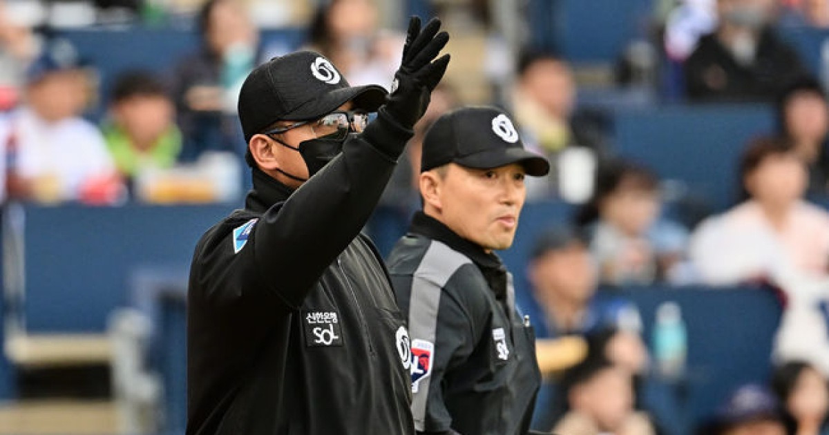 KBO, 포항경기 비디오 판독 오독 관련 심판위원 제재…메인 심판 10G 출장 정지