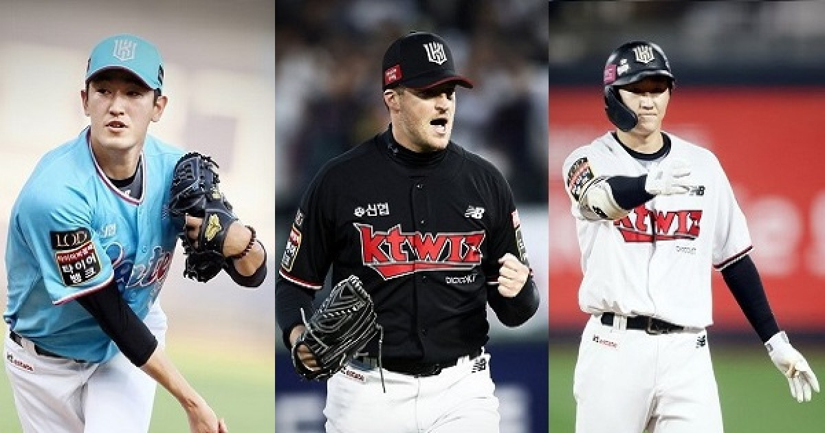 '고영표, 벤자민, 김민혁' KT만 3명...KBO 리그 7월 월간 MVP 후보 6명 발표